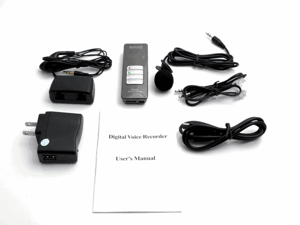 Covert Voice Activated Telephone Voice Recorder With Bluetooth