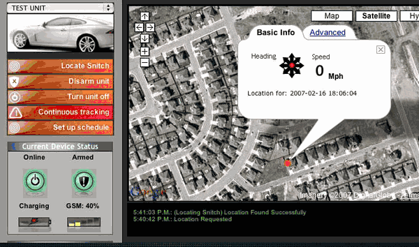 Flat Track Ultra Thin Real Time GPS Tracker