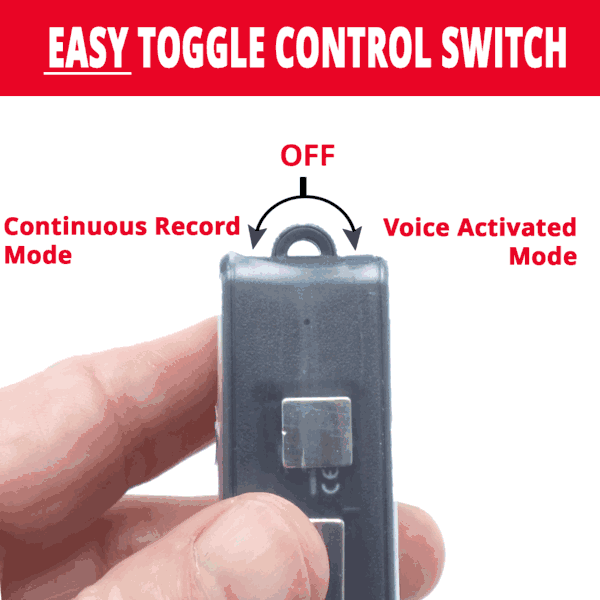 Kawtco Customized Spy Audio Recorder Long 150 Day Battery Voice Activated