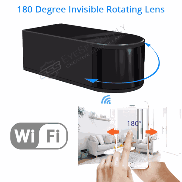 Mini WiFi Hidden Spy Camera | Motion Activated | Remote Control & Live ...