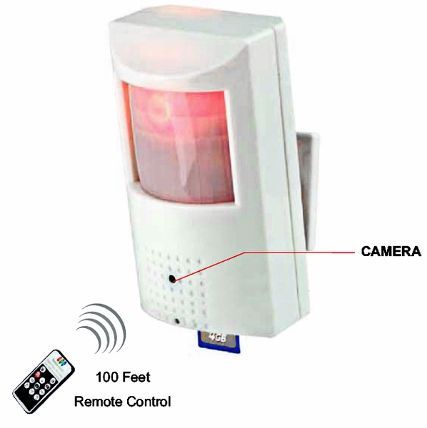 Motion Detector Hidden Camera / Nanny Cam w/ Motion Activated DVR