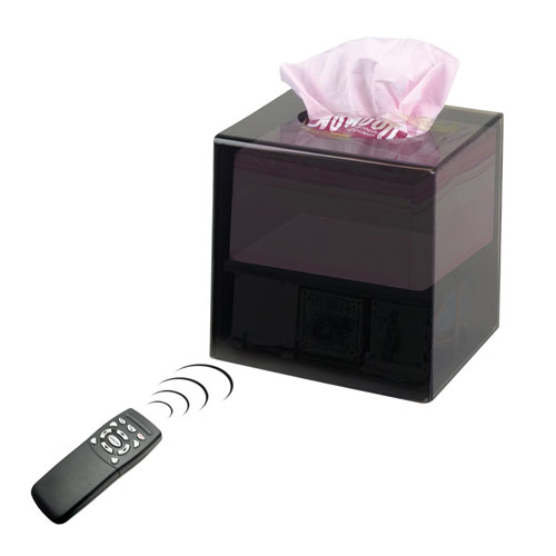 Self Contained Hidden Camera / Spy Camera Tissue Box Motion Activated DVR
