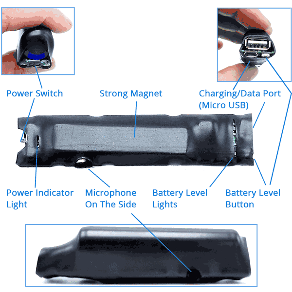 Custom Made Voice Activated Audio Recorder | Super Sensitive Microphone ...