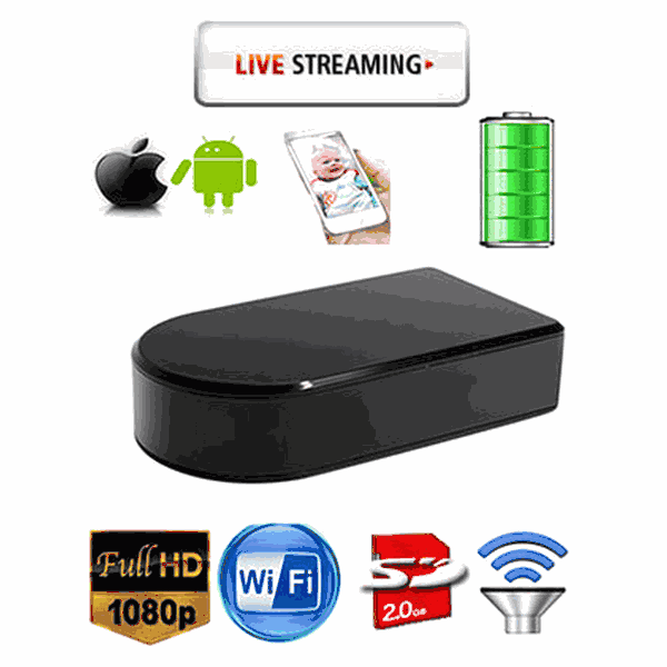 WiFi Hidden Spy Camera Battery Powered | Motion Activated | Remote ...