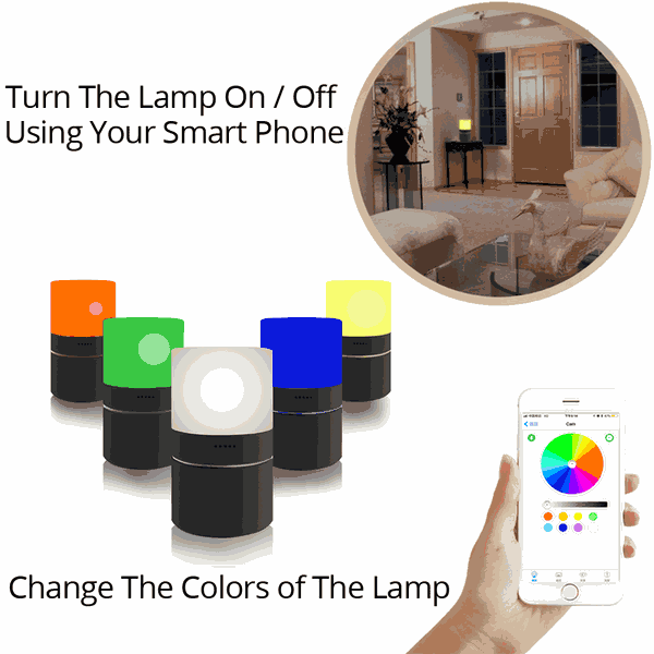 WiFi LED Lamp Hidden Spy Camera Desk Table IR Night Vision Motion ...