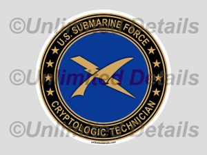 Cryptologic Technician (CT) Insignia Decal
