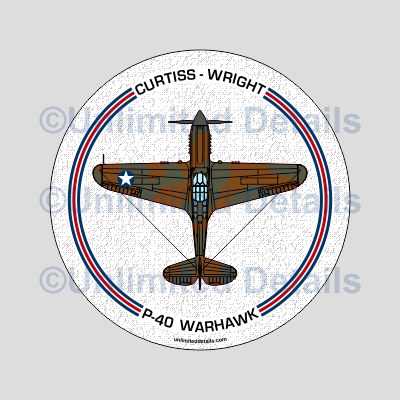 P-40 Warhawk Decal