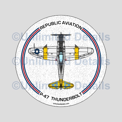 P-47 Thunderbolt Decal