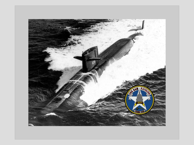 SSBN-635 USS Sam Rayburn Canvas Art