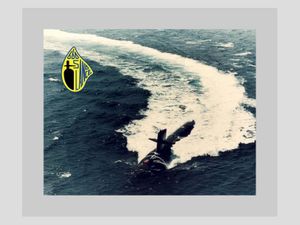 SSN-660 USS Sand Lance Canvas Art