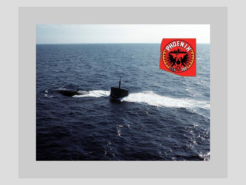 SSN-702 USS Phoenix Canvas Art