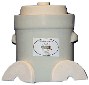 Schmitt Gartopf German Fermenting Sauerkraut Crock Pots in the White Color