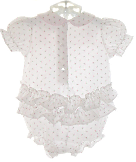 Rosebud Print Baby Bubbles,Alexis Baby Bubbles,Ruffle Bottom Baby ...