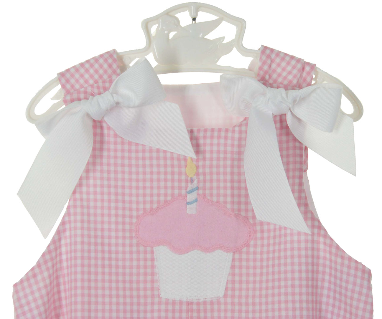 NEW Bailey Boys Pink Checked Birthday Bubble with Ruffled Bottom