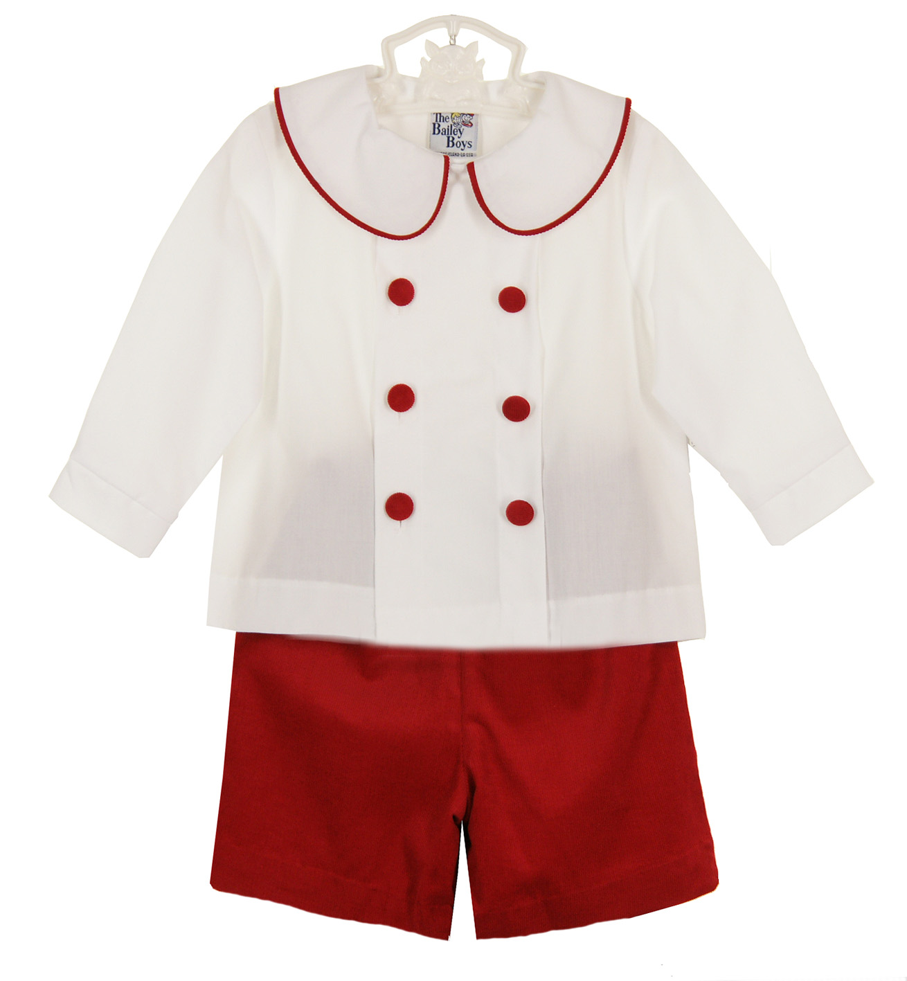 Bailey Boys red shorts set,brother sister matching Christmas outfits ...