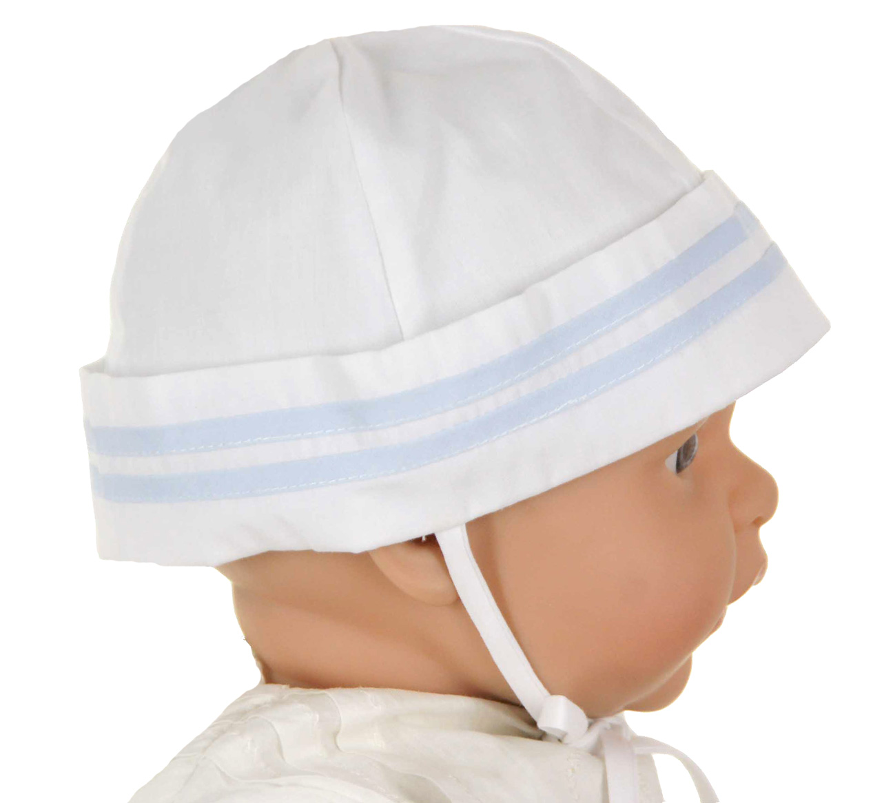 Feltman Brothers white and blue sailor hat,white sailor hat with light ...