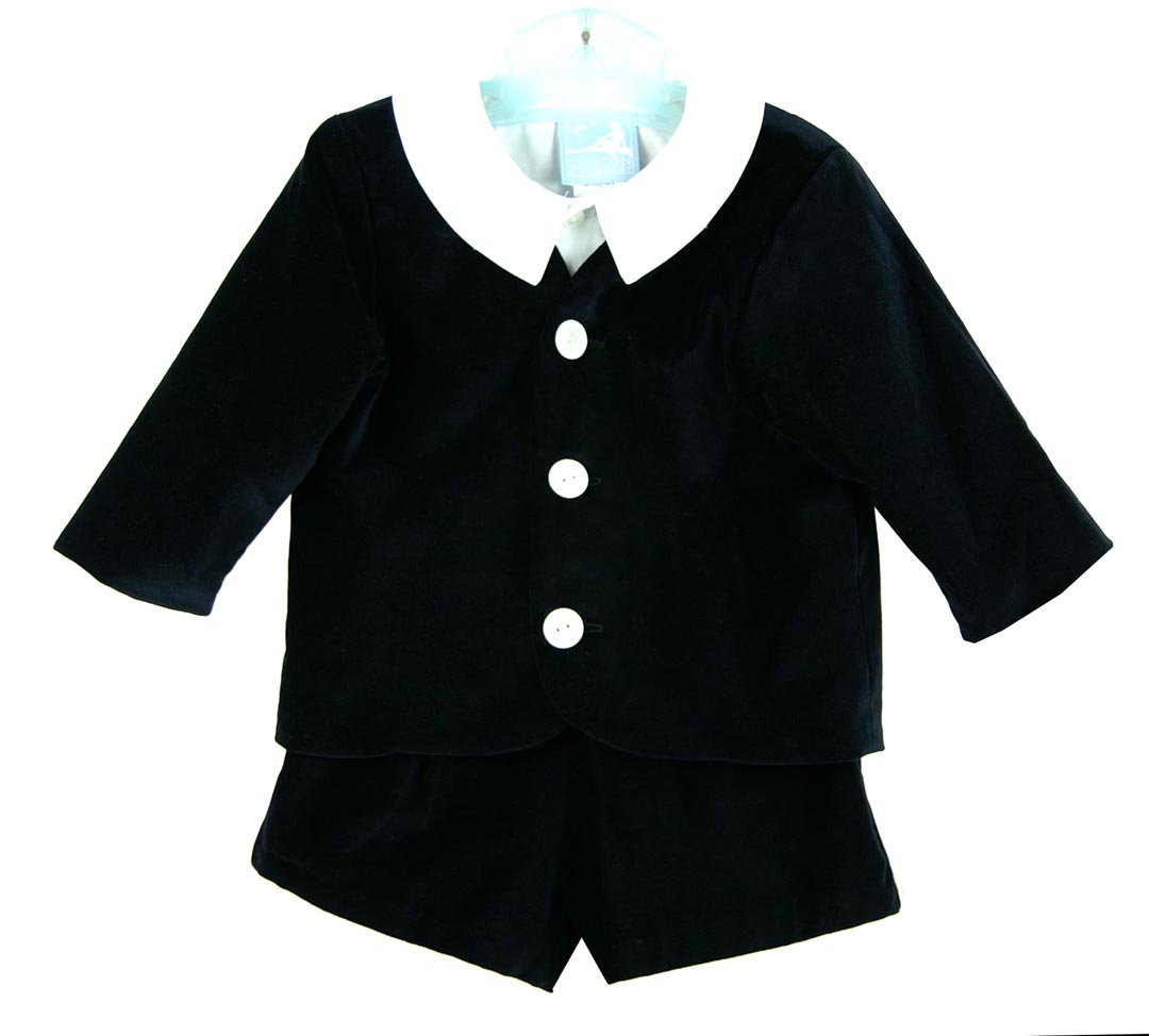 Gordon & Co,Gordon & Company,black velvet eton suit,velvet eton suit ...