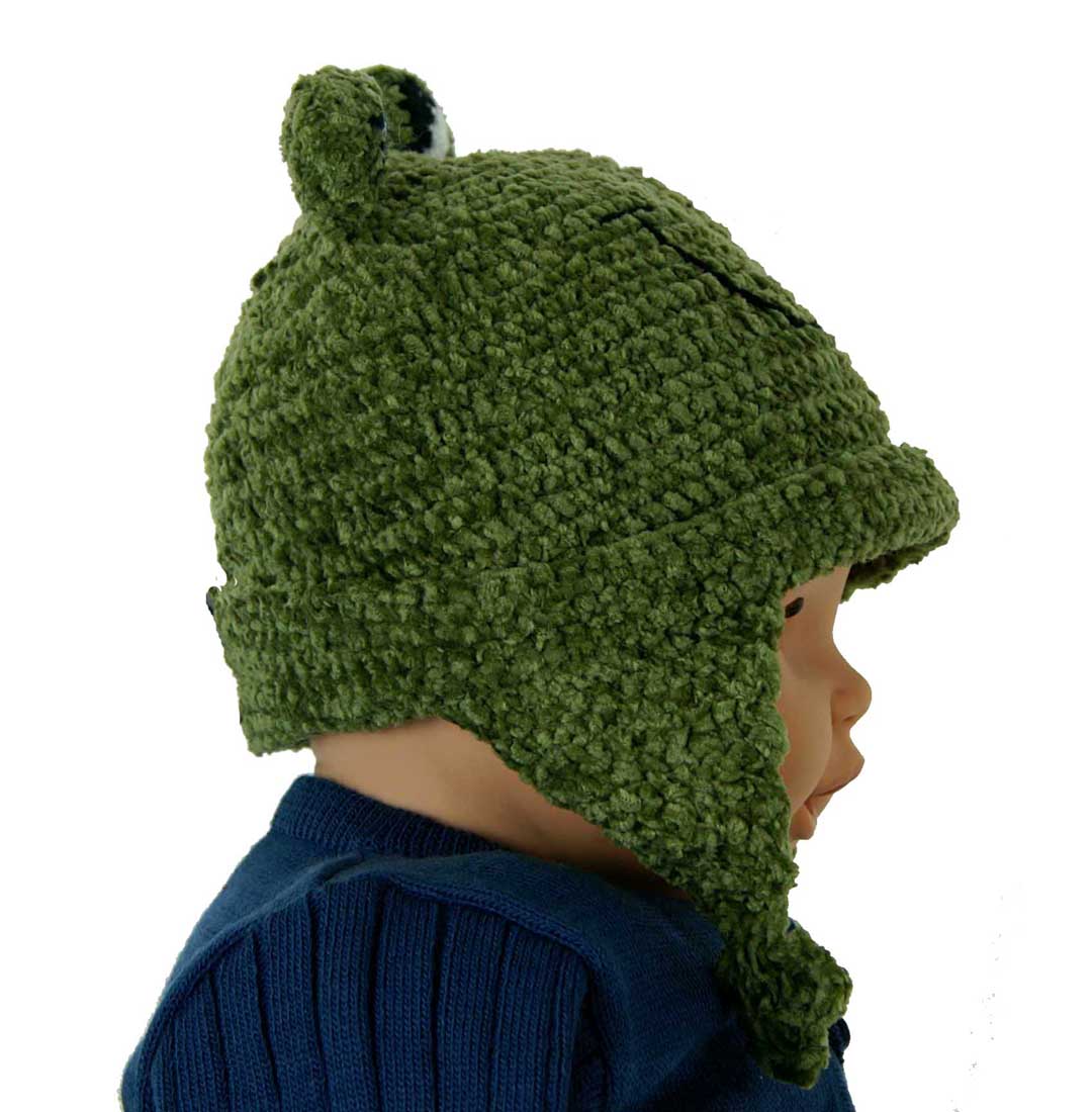 green knit frog hat,frog hat for baby boys,frog hat for baby girls,frog ...