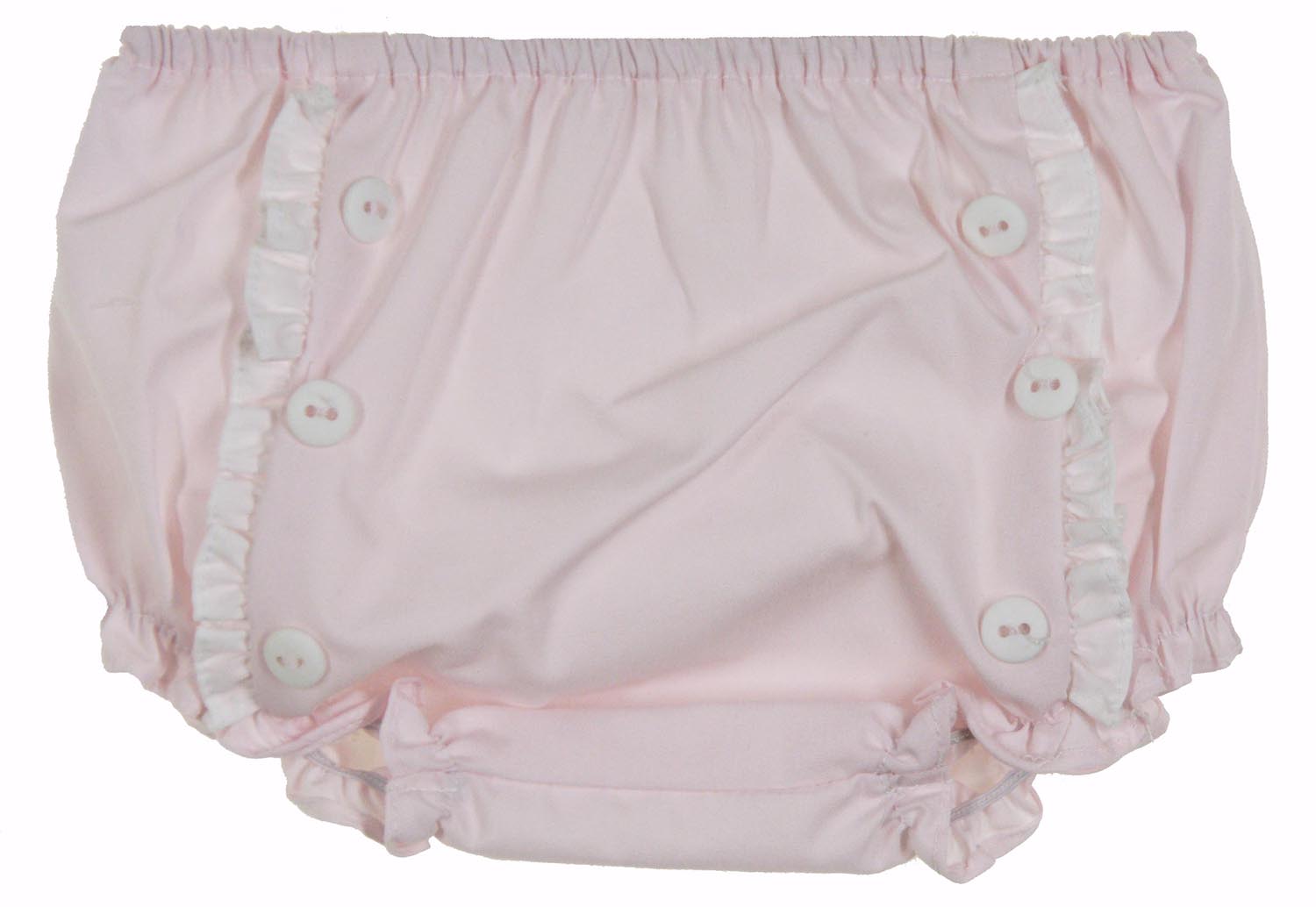 pink pleated diaper set with embroidery and ruffeled edging,pink ...