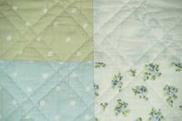 NEW Heirloom Style Blue Patchwork Print Quilt
