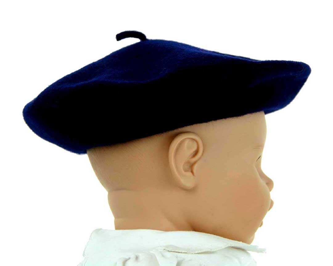 NEW Navy Wool Beret for Babies or Toddlers
