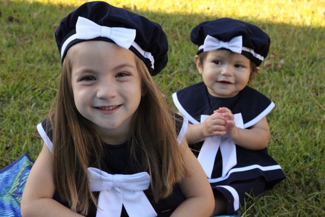 NEW Rare Editions Navy Sailor Capri Set