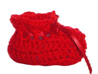 Christmas baby booties,Valentine baby booties,red baby booties,booties ...