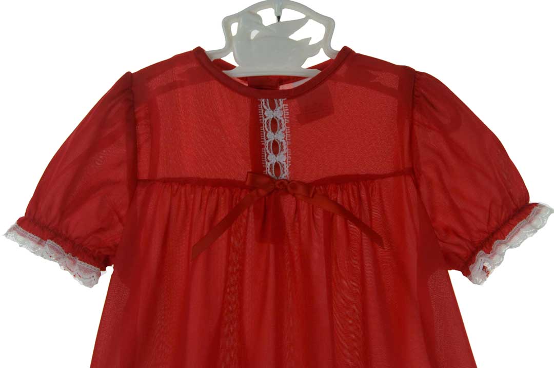 red peignoir set,toddlers Christmas nightgown and robe set,girls ...
