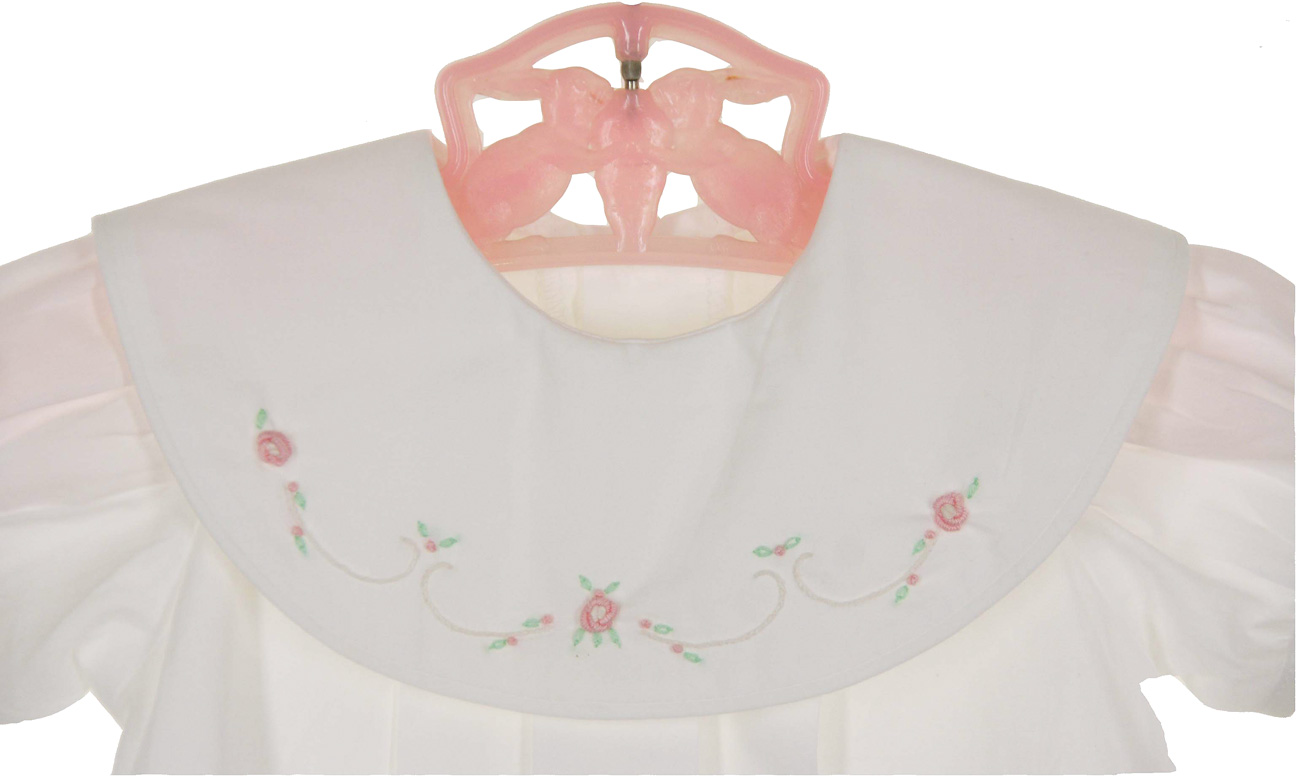 NEW Remember Nguyen (Remember When) White Pleated Bubble with Pink ...