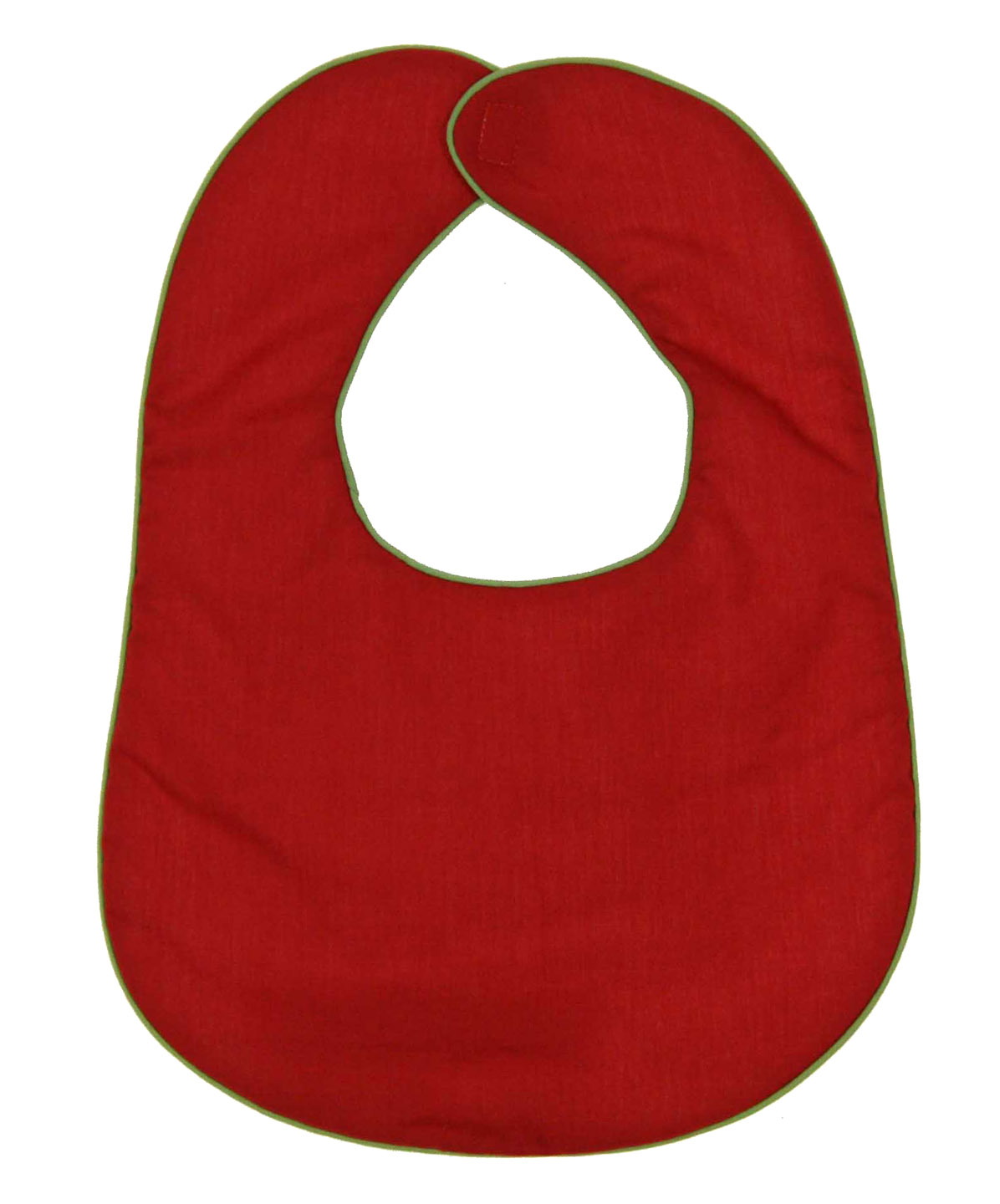 NEW Rosalina Red Bib with Green Piping