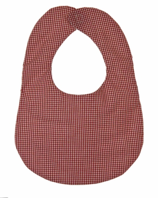 NEW Rosalina Red Bib with Green Piping