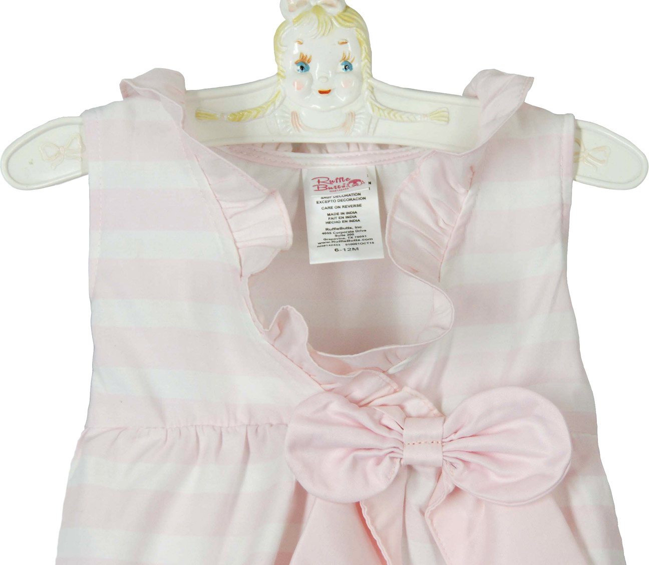 Ruffle Butts pink striped bubble,pink striped birthday bubble,baby ...