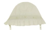 Sarah Louise ivory batiste smocked christening gown with ruffles and ...