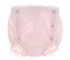 NEW Sarah Louise Pink Buttoned Diaper Cover with Lace Trim and Embroidery