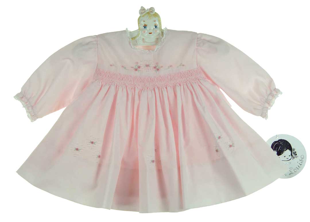 Sarah Louise newborn dress,Sarah Louise pink smocked baby dress,Sarah ...