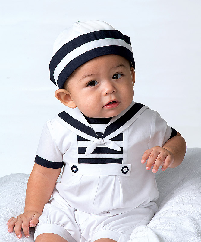 Sarah Louise sailor suit and hat set,Sarah Louise baby boy sailor ...