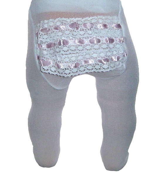 white baby tights,pink and white tights,ruffled tights for babies ...