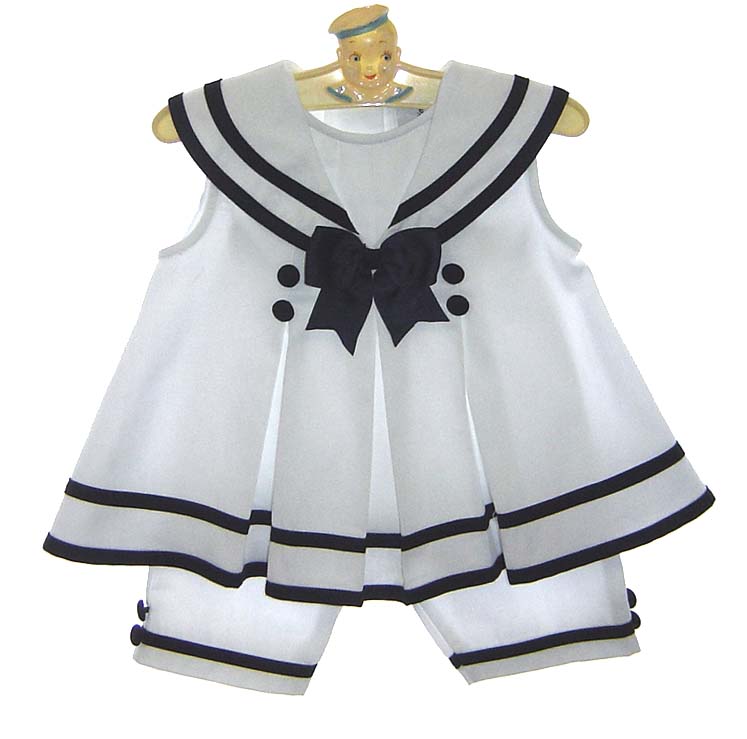 NEW White Sailor Capri Set