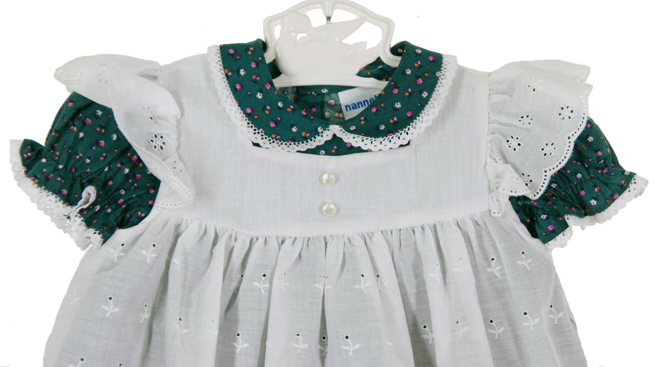 vintage Nannette green flowered pinafore dress,vintage green pinafore ...
