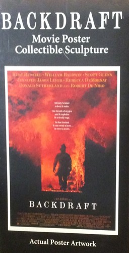 Code 3 Backdraft Movie Poster Collectible Sculpture (17003)