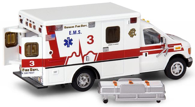 Code 3 Chicago Ford E-350 Ambulance 3 (12056)