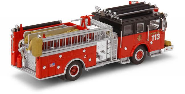 Code 3 Chicago Engine 113 Ward LaFrance Pumper (12396)