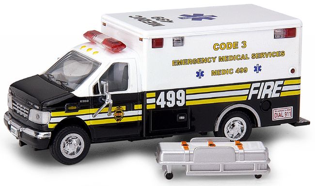 Code 3 Chief's Edition #4 Ford E-350 Ambulance 499 (12253)
