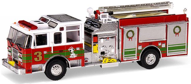 Code 3 Christmas Pierce Dash Top Mount Pumper - 2000 (12271)