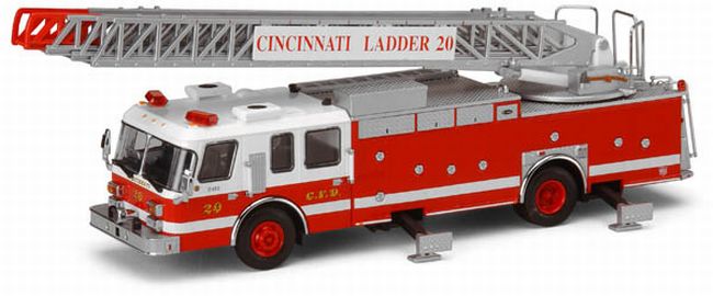 Code 3 Cincinnati, OH E-One Rear Mount Ladder 20 (12961)