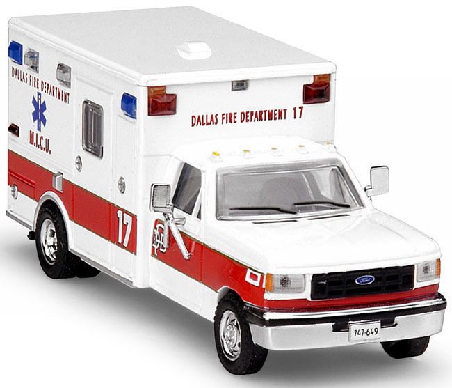 Code 3 Dallas Ford F-350 17 Ambulance (12102)
