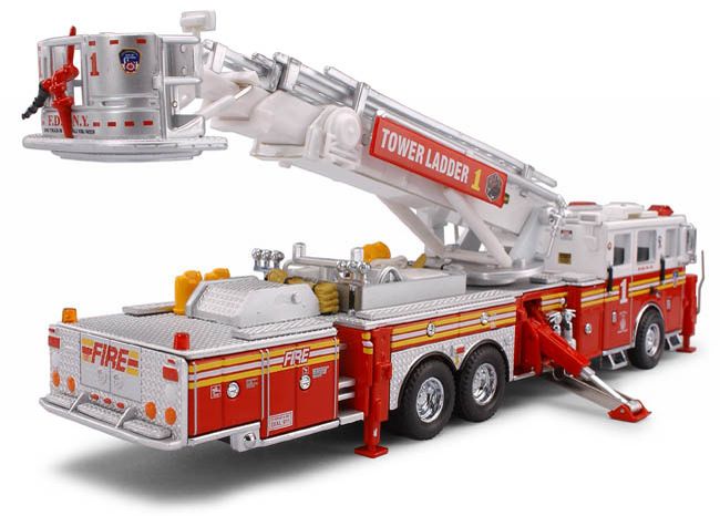 Code 3 FDNY Aerialscope Tower Ladder 1 (12738)