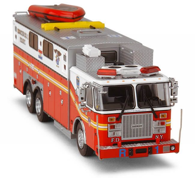 Code 3 FDNY E-One Heavy Rescue #1 (12695)