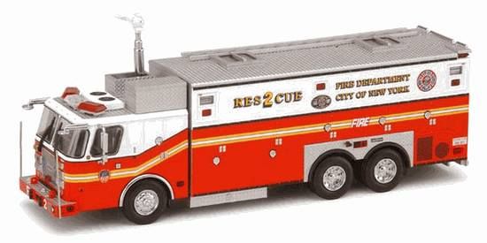 Code 3 FDNY E-One Heavy Rescue #2 (12694)