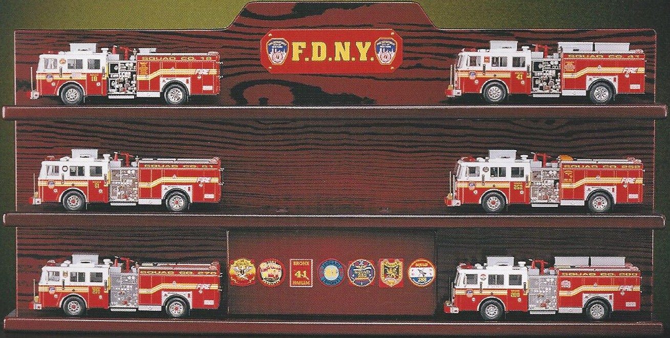 Code 3 FDNY Horizontal Squad Display Case (13958)